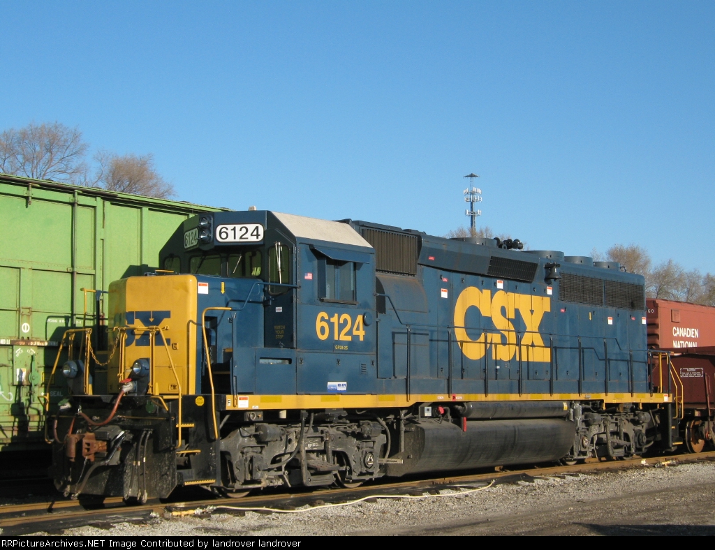 CSX 6124 On CSX Y-101-01 New River Job